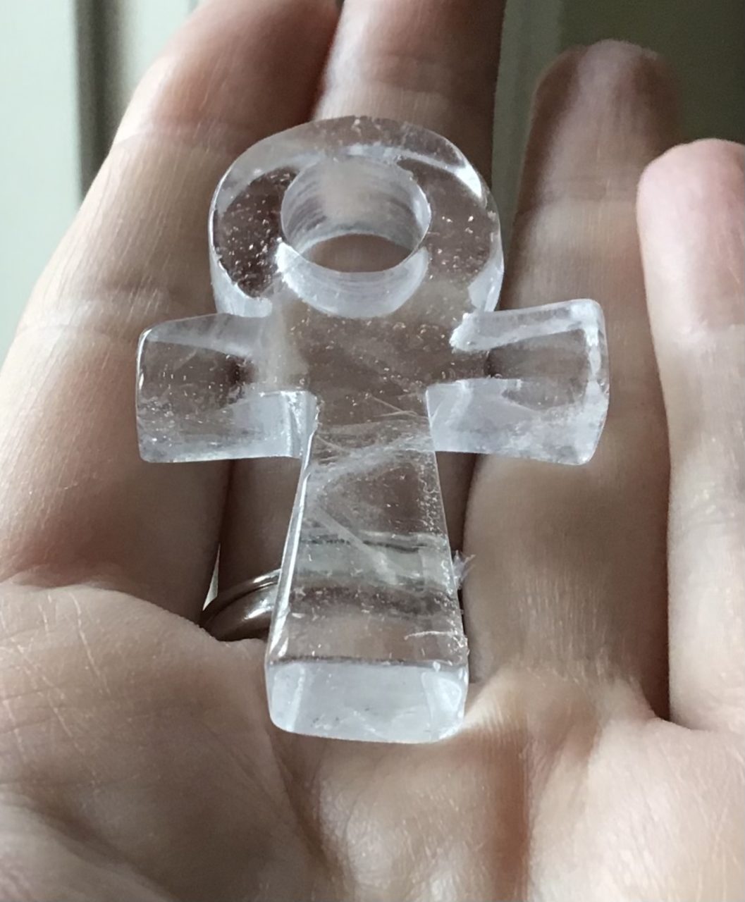 Clear Quartz Crystal Ankh Pendant | Tim Whild