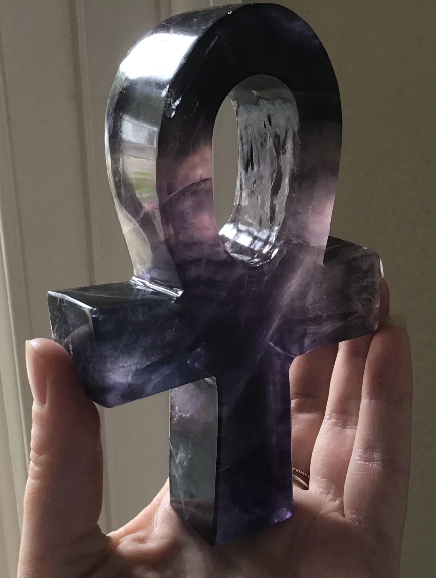 Rainbow Fluorite Crystal Ankh | Tim Whild